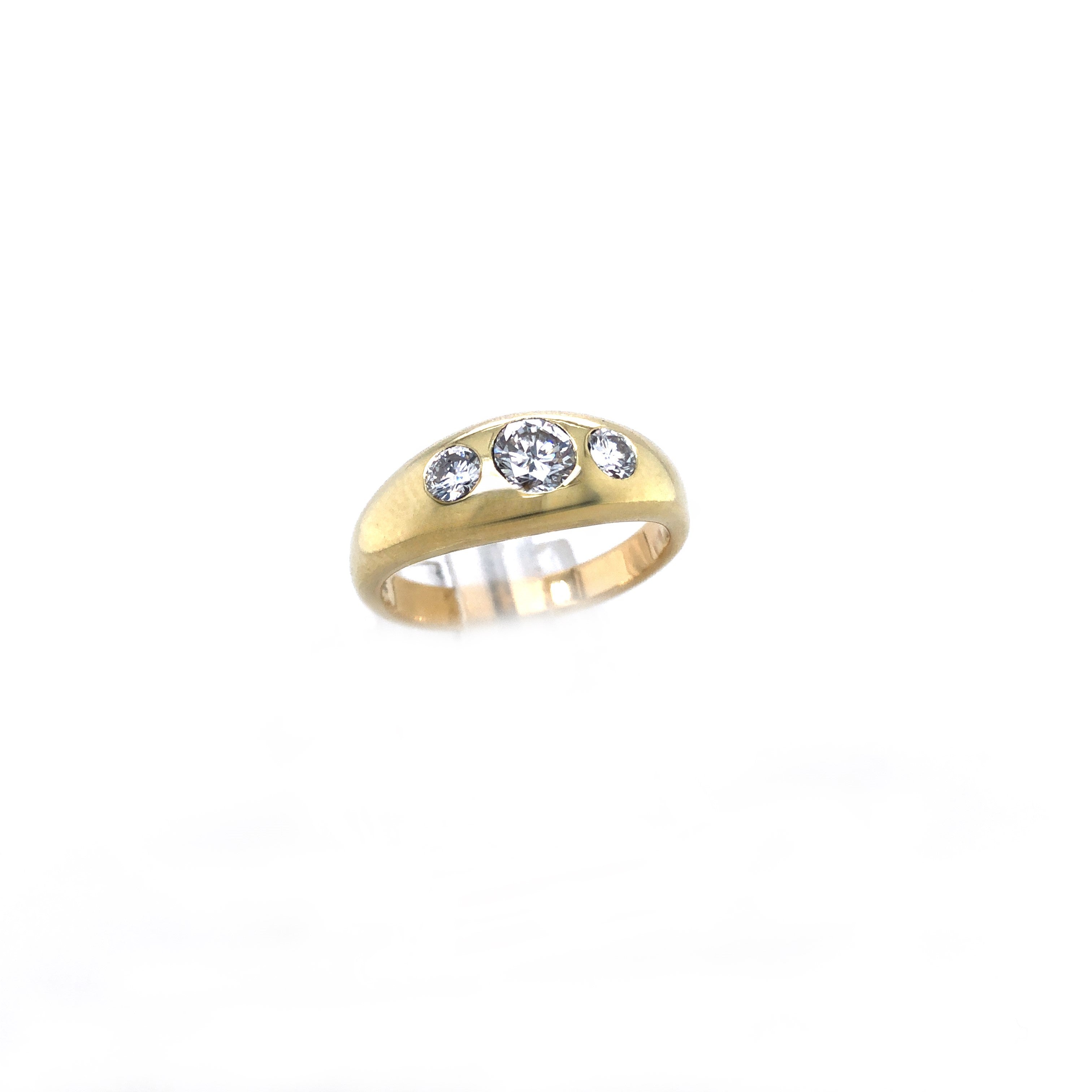 Ring Gold 585 / 14k Diamantring Goldring Damen Gr.62 Nr.4906 – Die Goldretter
